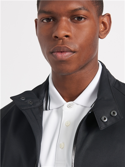 Waterproof Harrington Jacket - Black