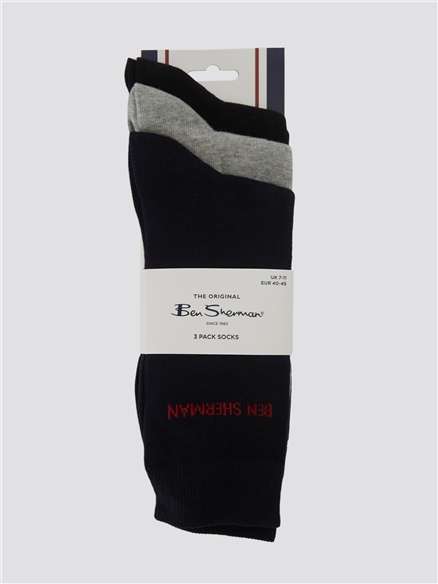 Ben Sherman 3 Pack of Socks