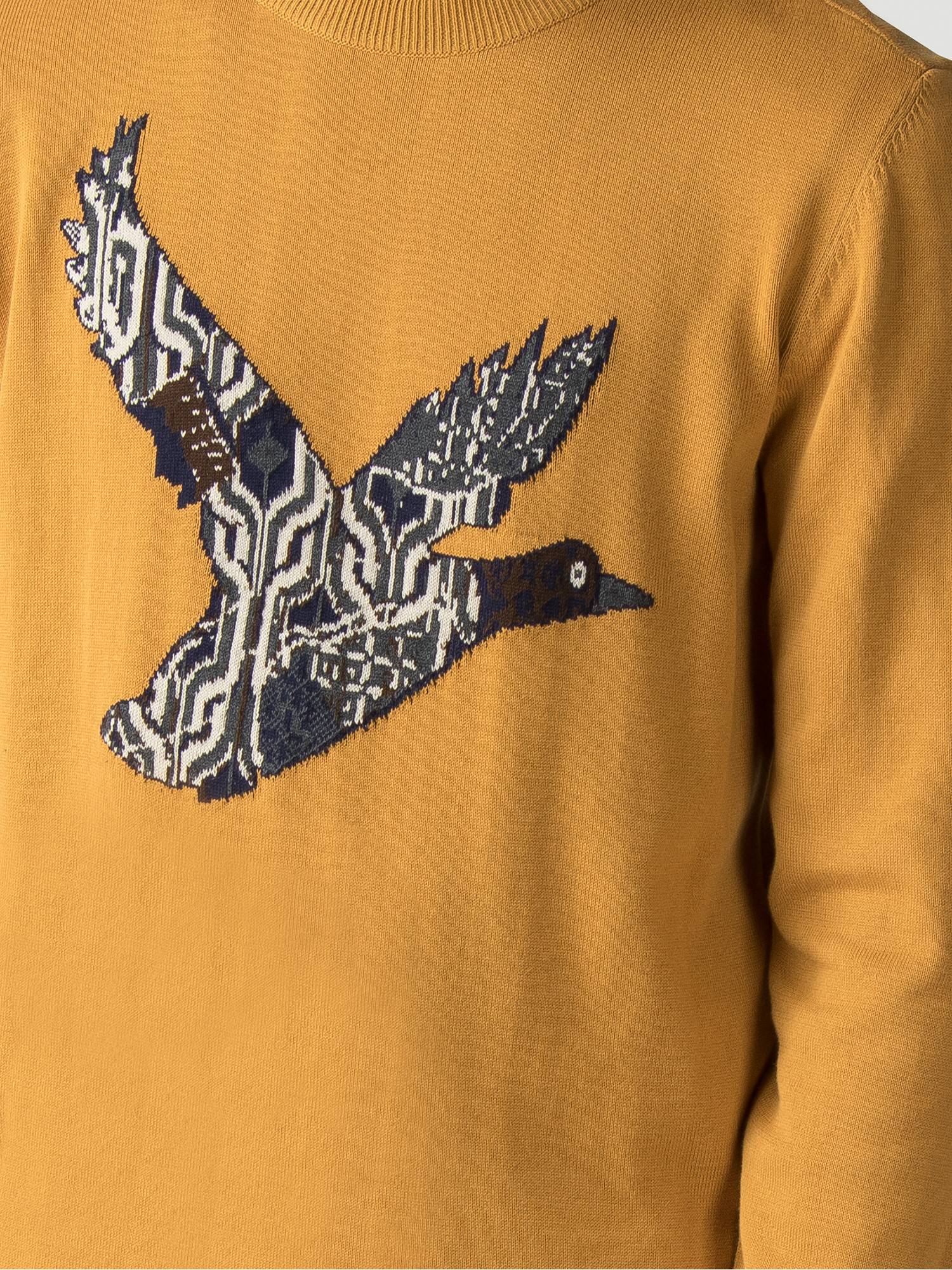 Men's Yellow Geo Duck Jumper | Ben Sherman | Est 1963