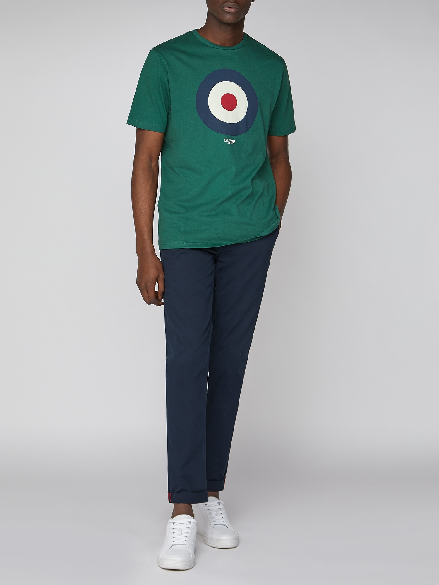 Hunter Green Mod Target Men's T-Shirt | Ben Sherman | Est 1963