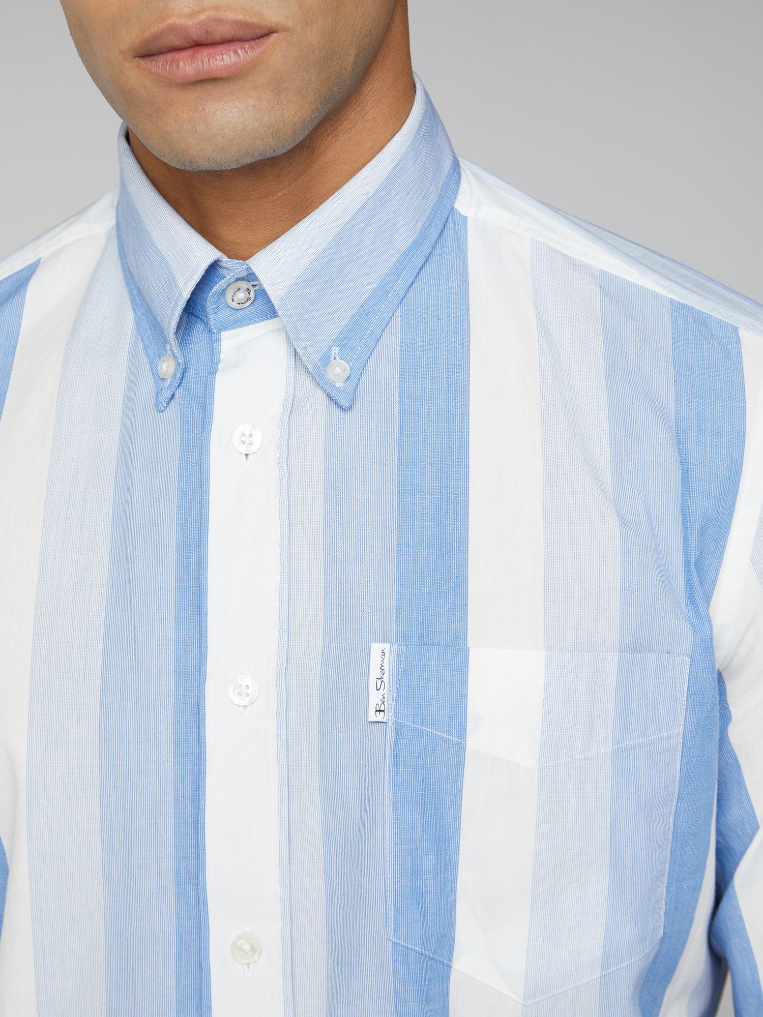 Archive Martin Blue Striped Shirt | Ben Sherman | Est 1963