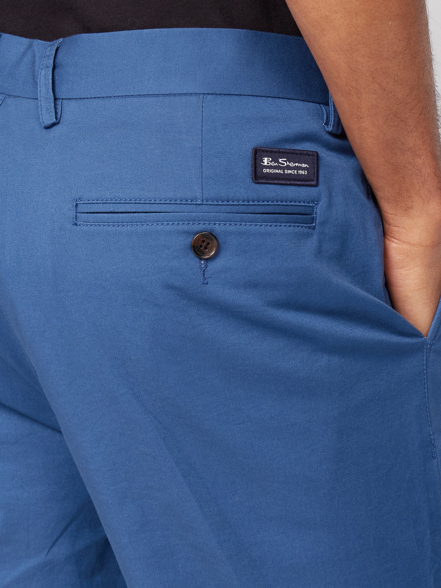 Men's Signature Slim Stretch Chino - Indigo | Ben Sherman