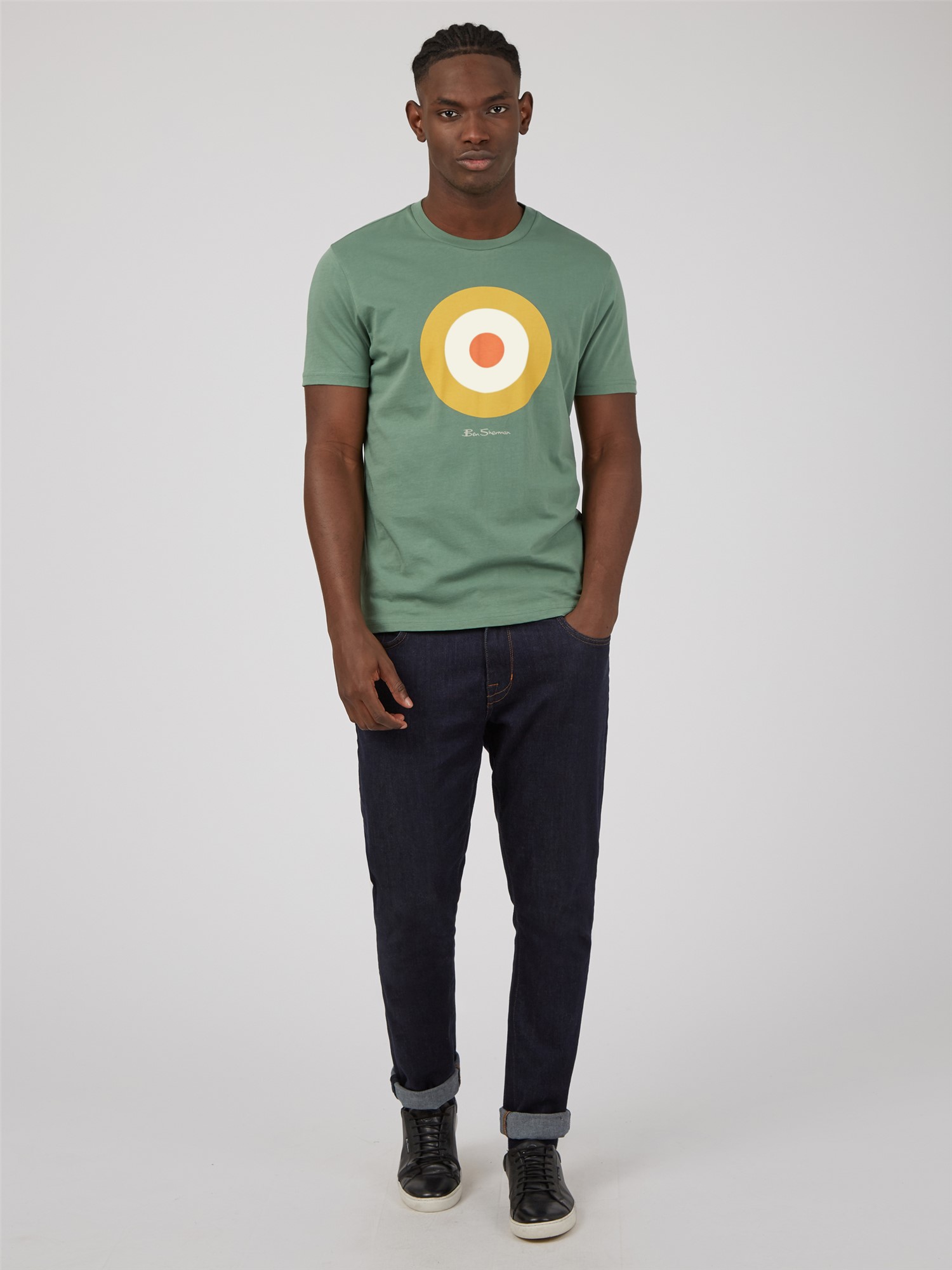 Signature Target T-Shirt - Grass Green