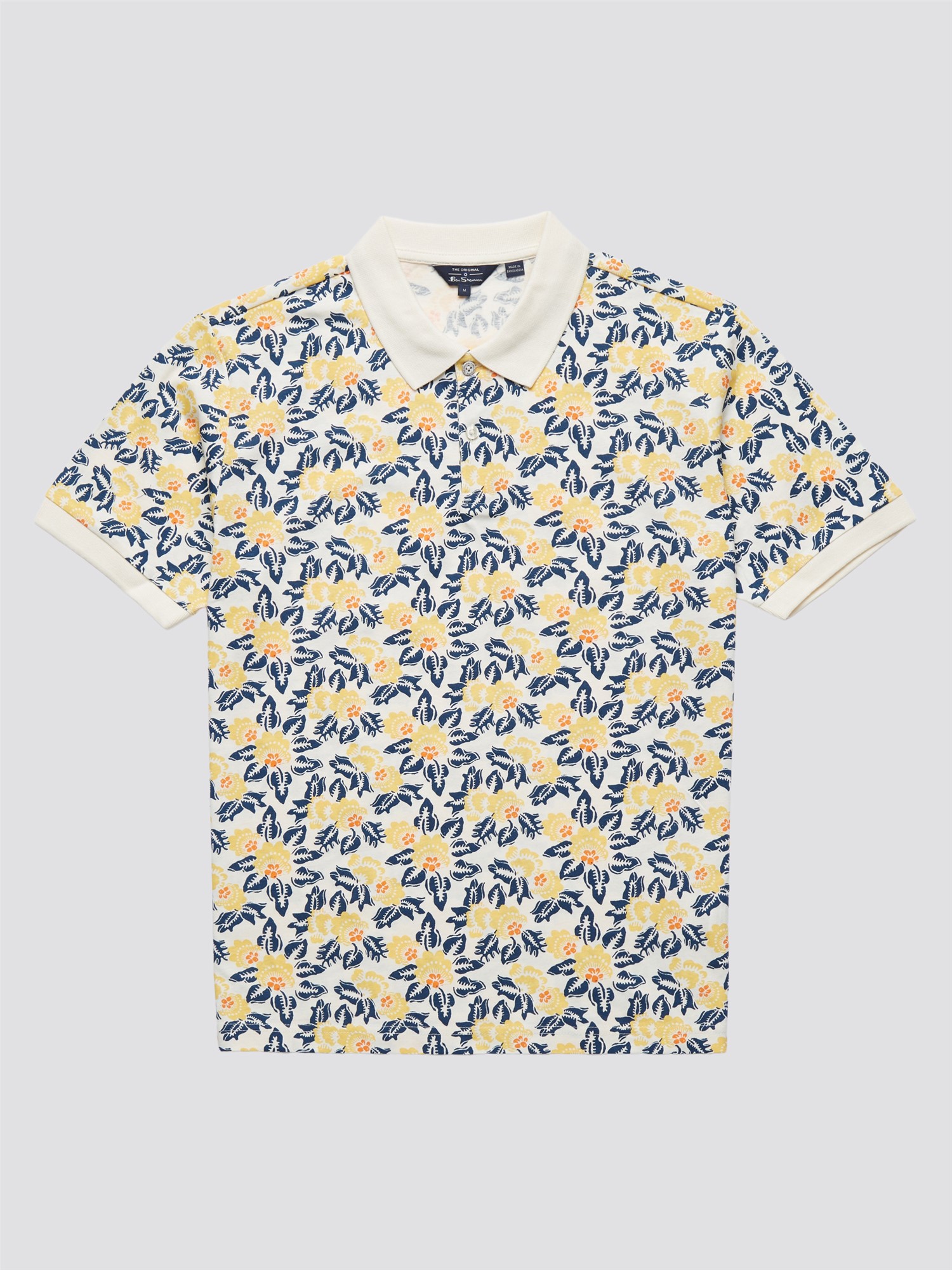 Floral Print Polo